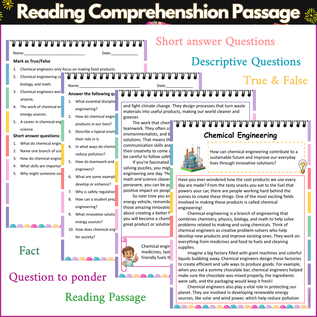 Chemical Engineering | Reading Comprehension Passage and Questions ...