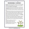 Renewable Energy Reading Comprehension Passage and Questions ...